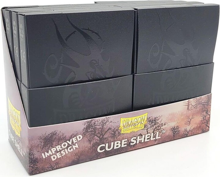 Arcane Tinmen Cube Shell Card Deck Box, Shadow Black - 8 Piece ...