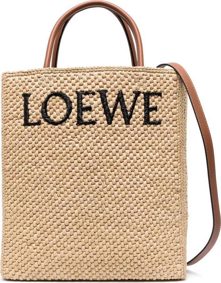 Loewe Standard A4 Rafia Tote Bag - ShopStyle