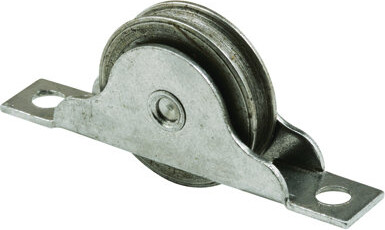 PrimeLine Wood Closet Door Roller, 1 in. Concave Roller, Bottom Mount ...