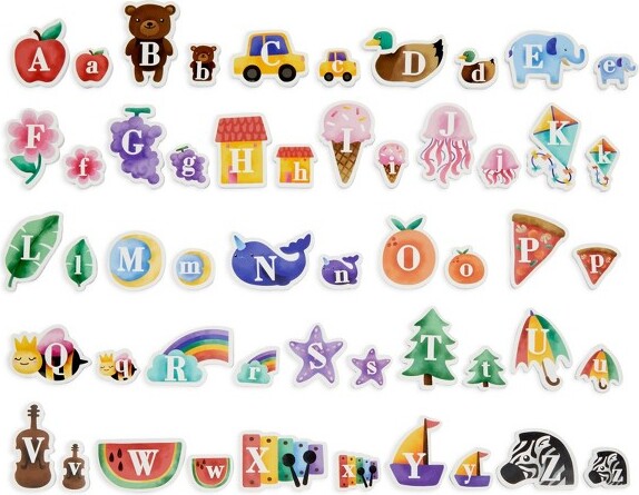 Bright Creations 52 Pieces Alphabet Letter Magnets, Magnetic ABC for ...
