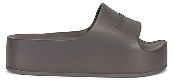 Balenciaga Chunky Slides in Grey - ShopStyle