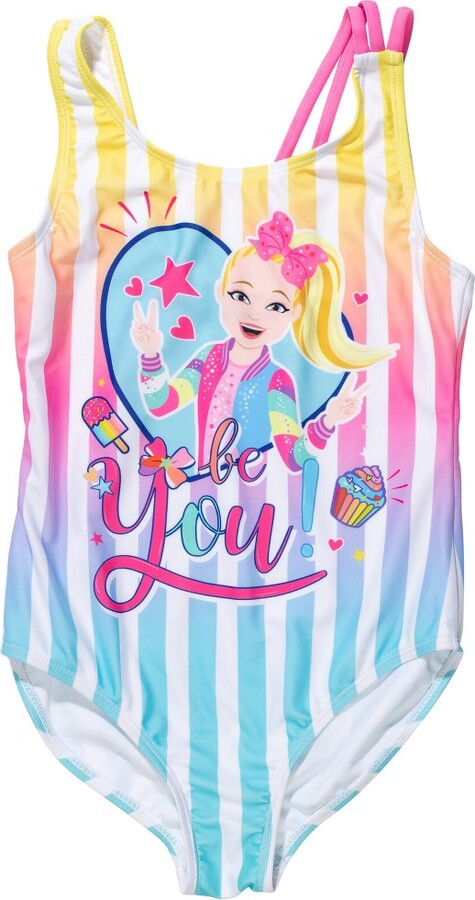 JoJo Siwa Little Girls One-Piece Bathing Suit Multicolor 4 - ShopStyle