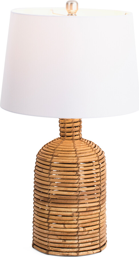 Simon Blake Rattan Table Lamp - ShopStyle