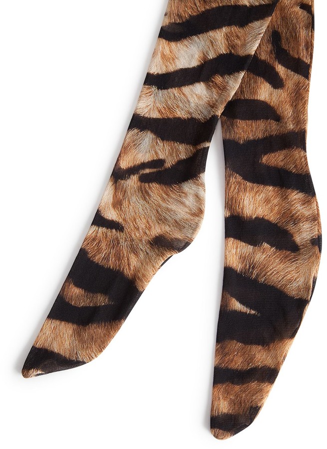 Dolce & Gabbana Tiger Print Tights - ShopStyle Hosiery