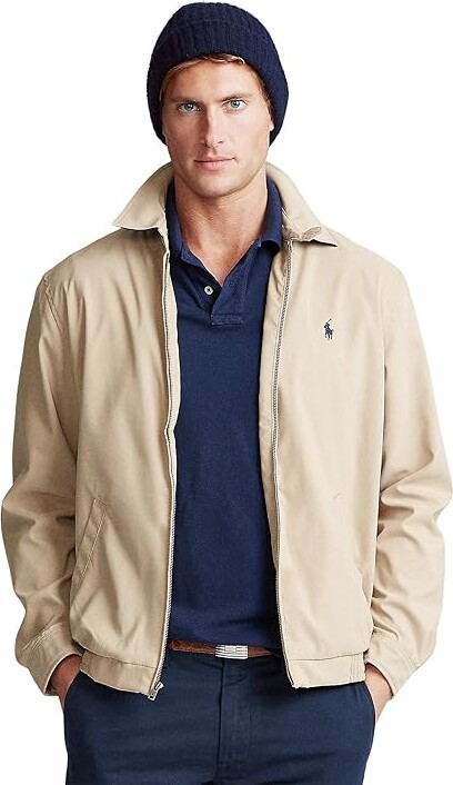 Polo Ralph Lauren Bi Swing Windbreaker Jacket Khaki Uniform Mens