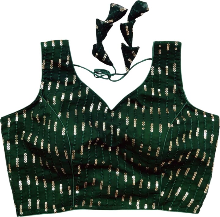 Indian Hawker Party Wear's Women Bollywood Blouse Readymade Sleeveless ...