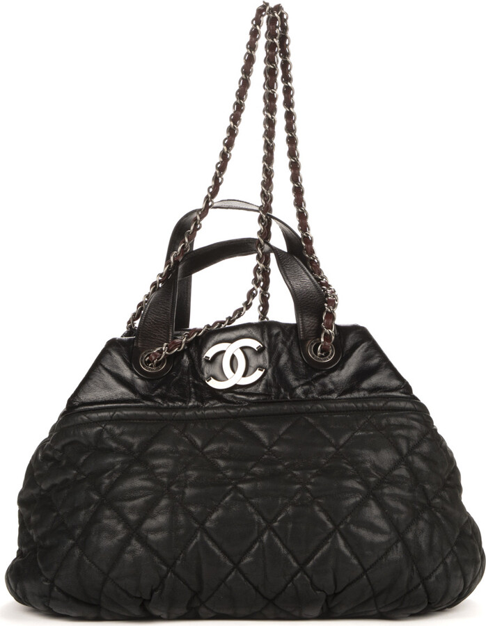 Chanel Leather handbag - ShopStyle Shoulder Bags