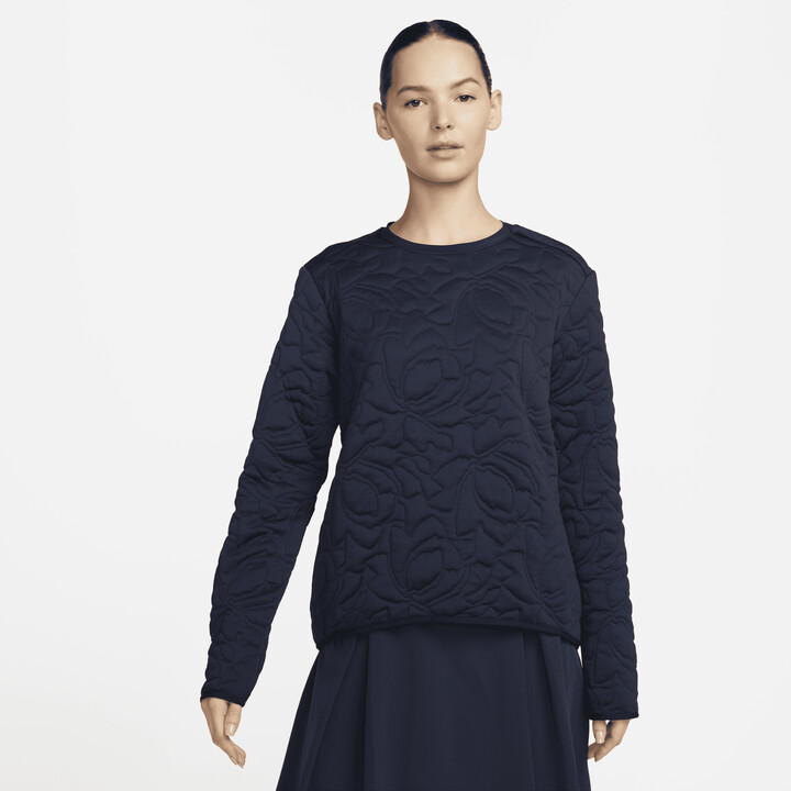 Nike Women's Dri-FIT Long-Sleeve Golf Mid Layer in Blue - ShopStyle ...