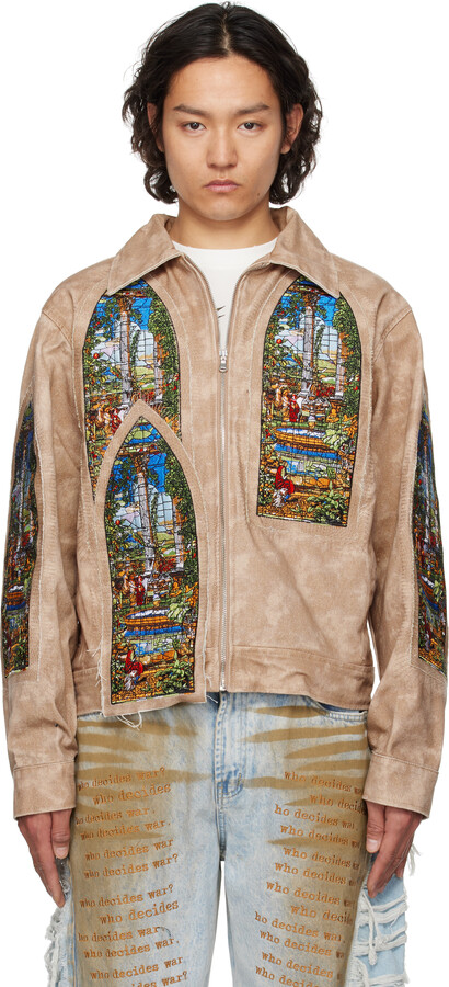 Who Decides War Tan Eden Trucker Jacket - ShopStyle