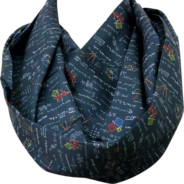 Di Capanni Math infinity scarf for woman engineers teacher nerds ...