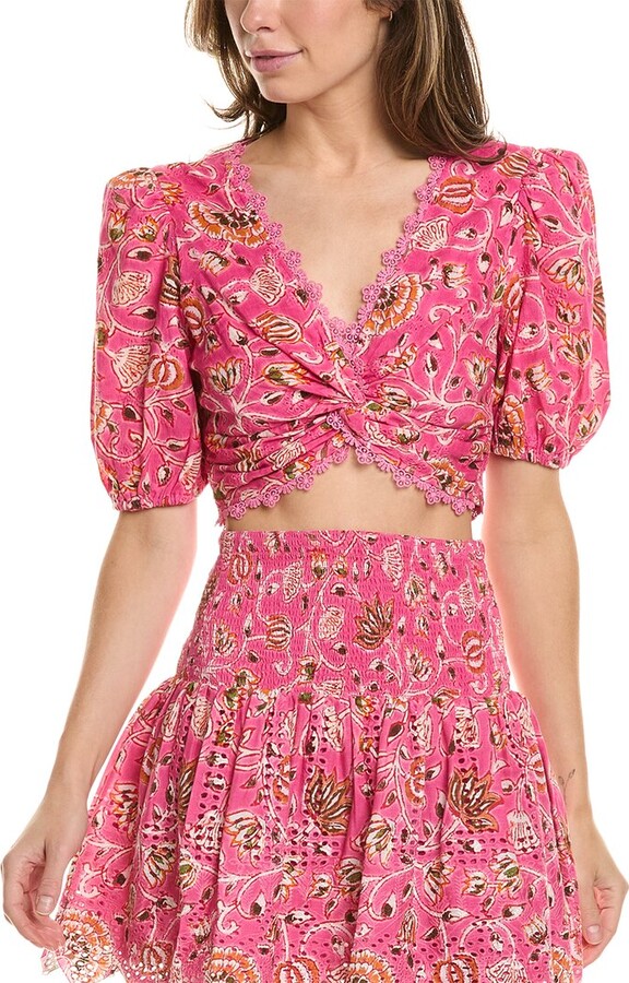 HEMANT AND NANDITA Twisted Crop Top - ShopStyle