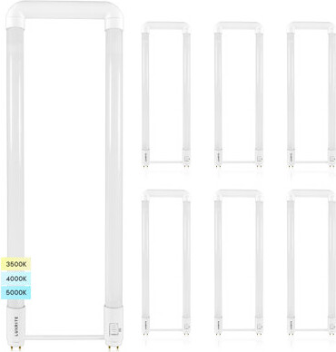 Luxrite 15 Watt (32 Watt Equivalent), T8 LED, Type A+B, Selectable CCT ...