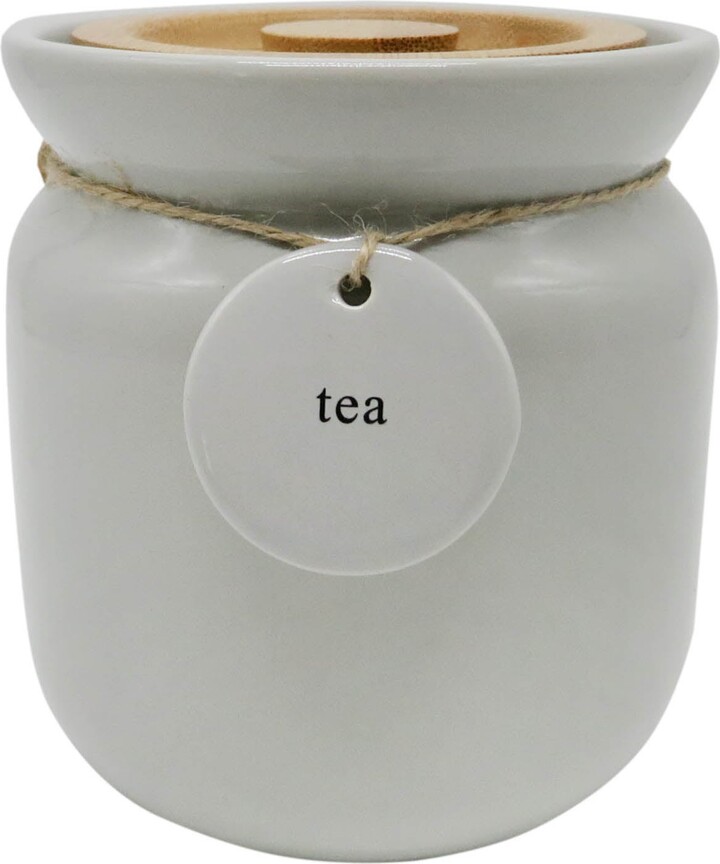 Dunelm Grey Hang Tag Tea Canister Grey - ShopStyle Food Storage Containers