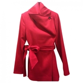 Ted Baker Red Wool Coat - ShopStyle