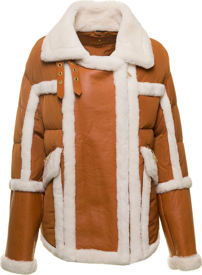 Nicole Benisti Bicolor Shearling Women - ShopStyle Coats