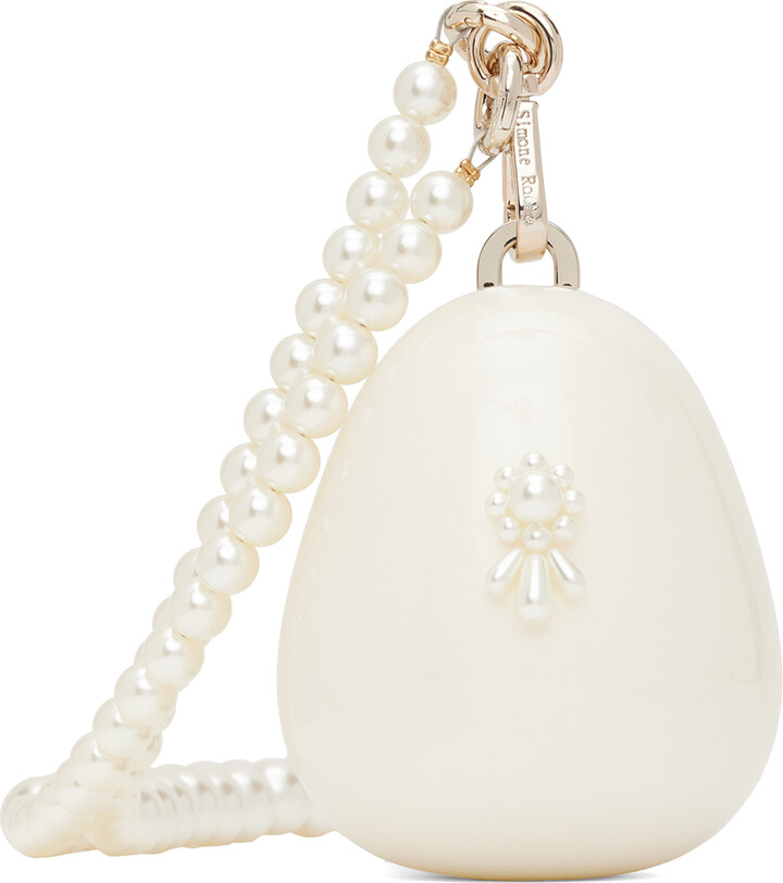 Simone Rocha Off-White Nano Egg Bag - ShopStyle