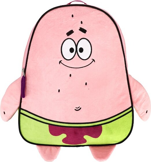 SpongeBob Squarepants Patrick Star Youth plush Character Backpack ...