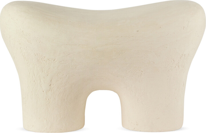 Dongwook Choi Off-White Tooth Stool - ShopStyle
