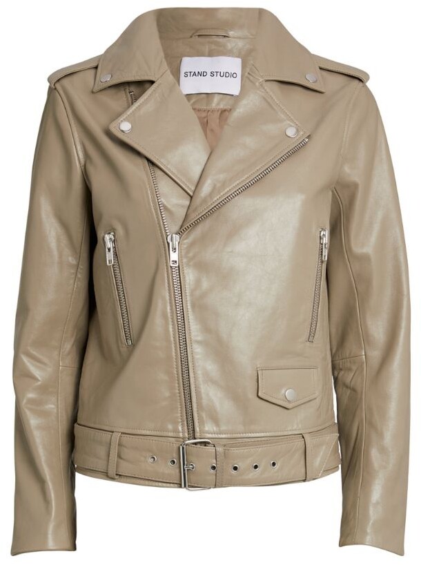 Stand Studio Nina Leather Jacket - ShopStyle
