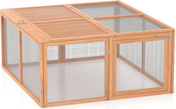 Tucker Murphy Pet Portable Chicken Run Rabbit Hutch Folding Chicken ...