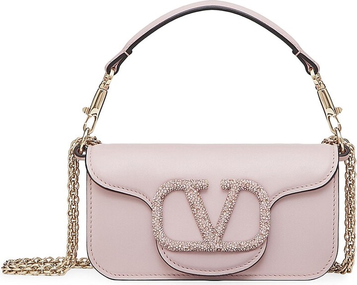 Valentino Garavani Women's Locò Small Shoulder Bag With Jewel Logo ...