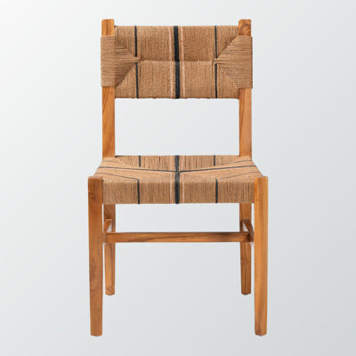 Dakota Fields Harrington Dining Chair in Natural Mahogany Wood - ShopStyle
