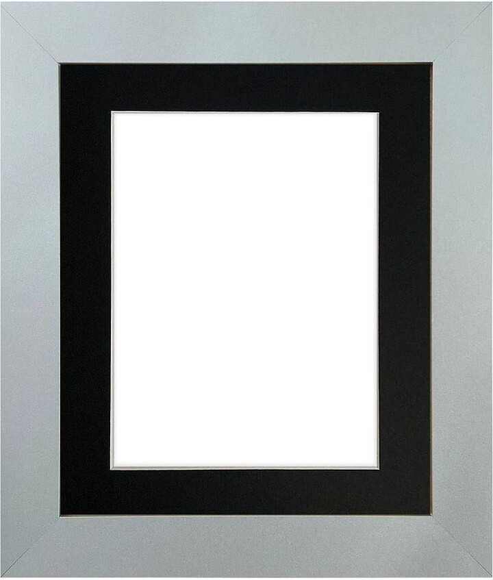 Frames & Mirrors 4U Metro Light Grey Frame with Black Mount A2 Image ...