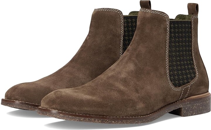 Stacy Adams Gabriel Chelsea Boot Men's Boots Mushroom : 10.5 M, Suede ...