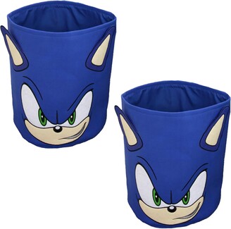 Sonic the Hedgehog 2 Pack Sonic Storage Tub Organiser Hamper Box ...
