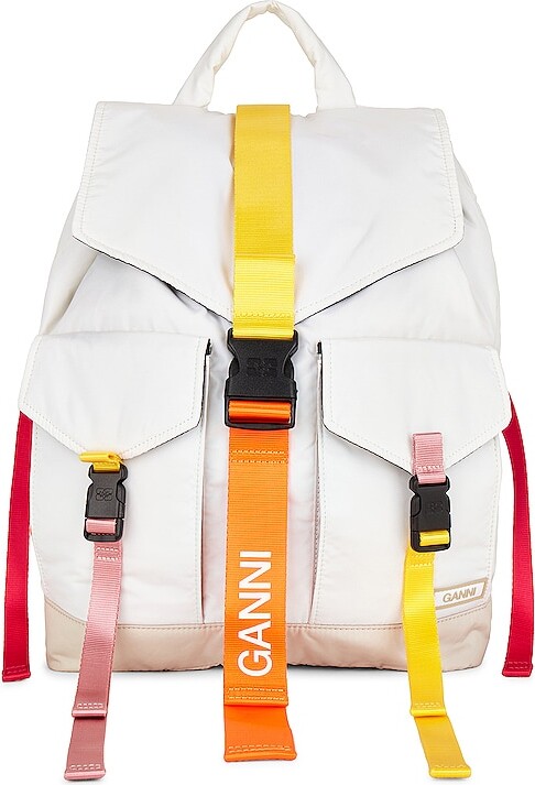 Ganni Recycled Tech Backpack - ShopStyle