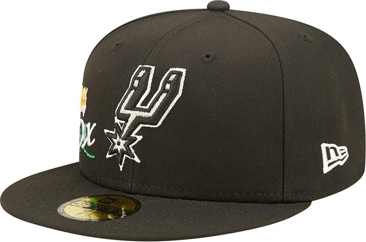 New Era Men's Black San Antonio Spurs 5x Nba Finals Champions Crown ...