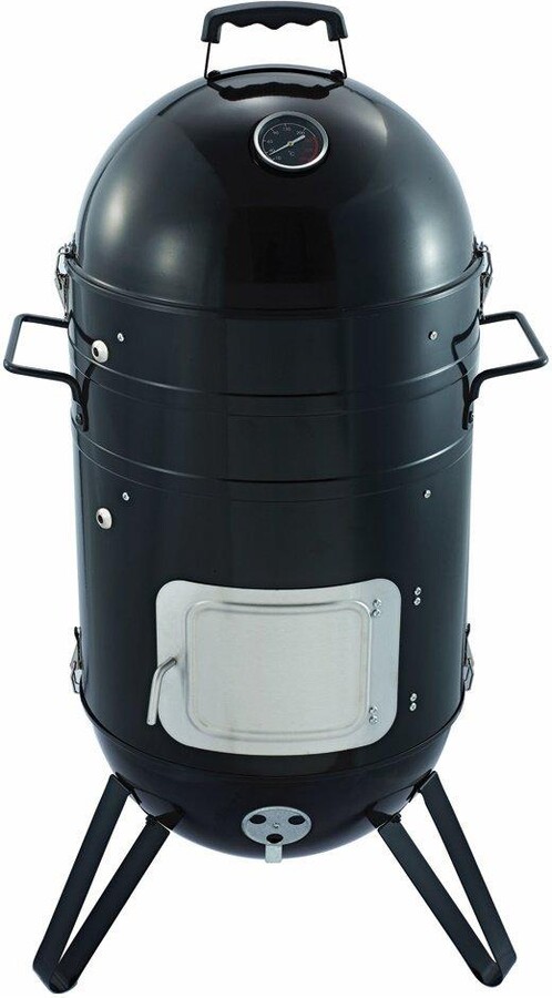 Callow Premium Charcoal Smoker BBQ Grill with Hanging Rack, Hooks ...