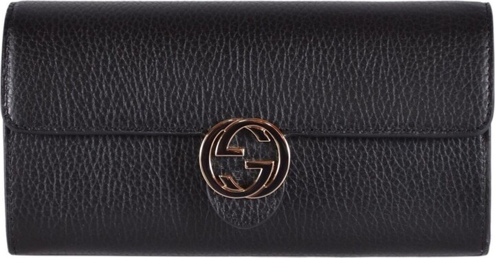 Gucci GG Wallet in Black Leather - ShopStyle