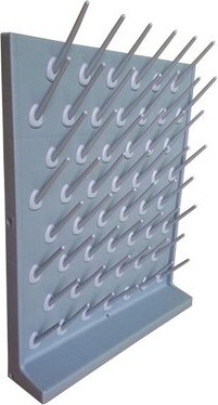 Prep & Savour 52 Pegs Laboratory Drying Rack Draining Peg Board For ...