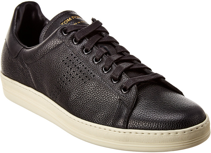 Tom Ford Warwick Leather Sneaker - ShopStyle