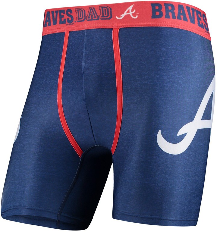Men's Concepts Sport Navy Atlanta Braves #1 Dad Boxer Briefs - ShopStyle