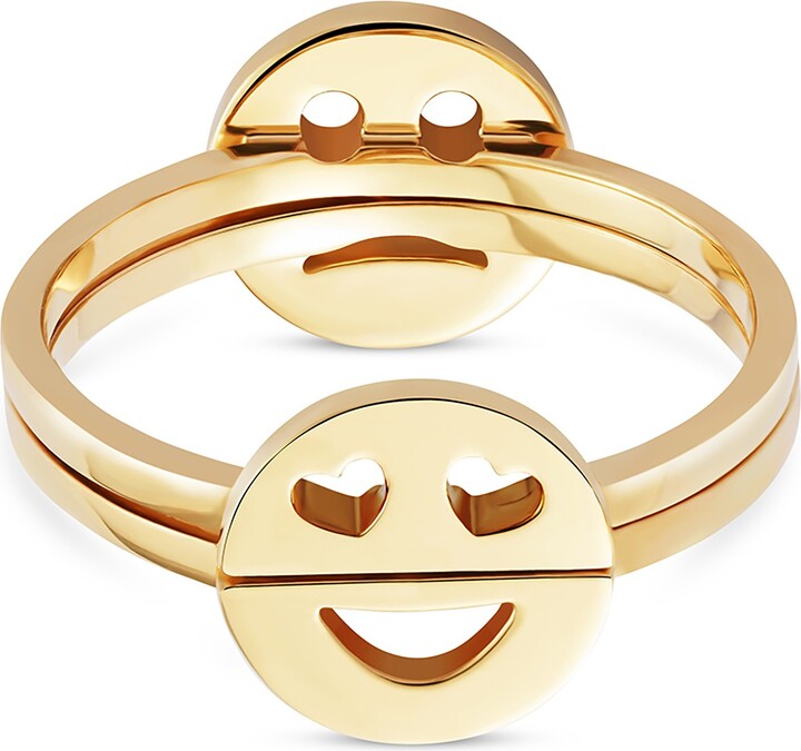 Toolally - Mood Fidget Ring Sad/Love - Gold - ShopStyle