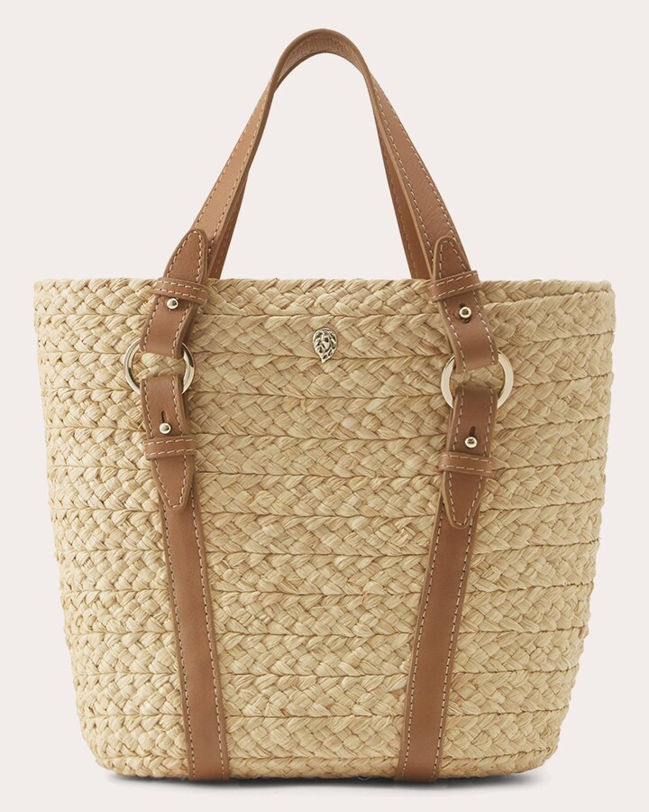 Helen Kaminski Pinimilla S Bridle Raffia Tote Bag - ShopStyle