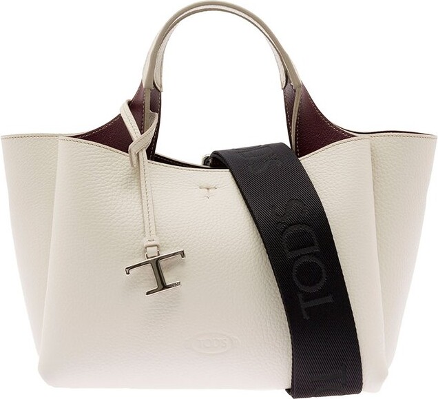 Tod's Logo Embossed Tote Bag - ShopStyle
