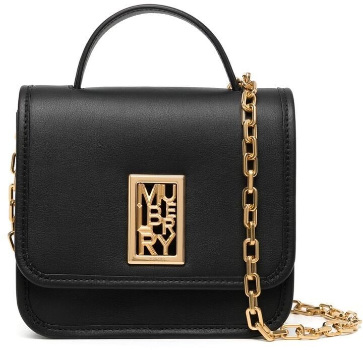 Mulberry Sadie square grained-leather bag - ShopStyle