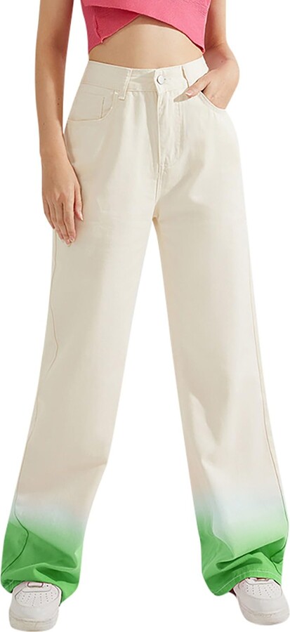 MODSGUE Y2k Jeans Women's Cargo Trousers E-Girl Jeans Boyfriend Jeans ...