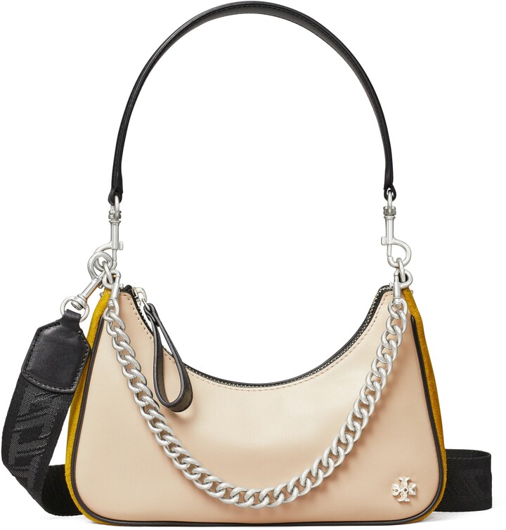 Tory Burch 151 Mercer Colorblock Small Crescent Bag - ShopStyle