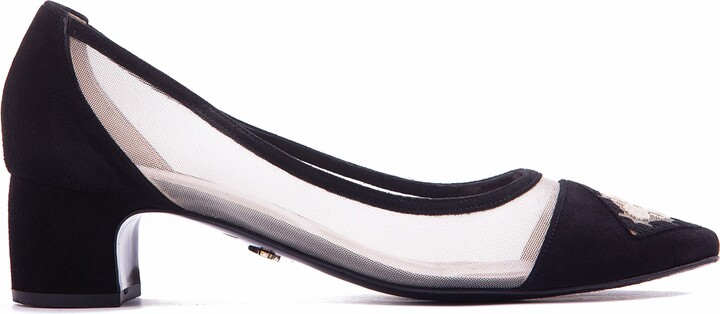 ATANA - Fiorellini Pump Mesh 45 Black - ShopStyle
