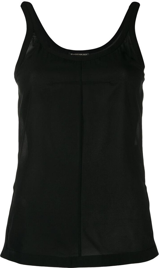 Balenciaga split sides tank top - ShopStyle
