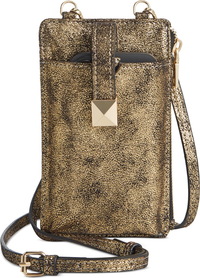 INC International Concepts Devvi Metallic Phone Crossbody, Created for ...