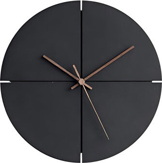 Hokku Designs Wooden Modern Wall Clock, Minimalistic And Stylish ...