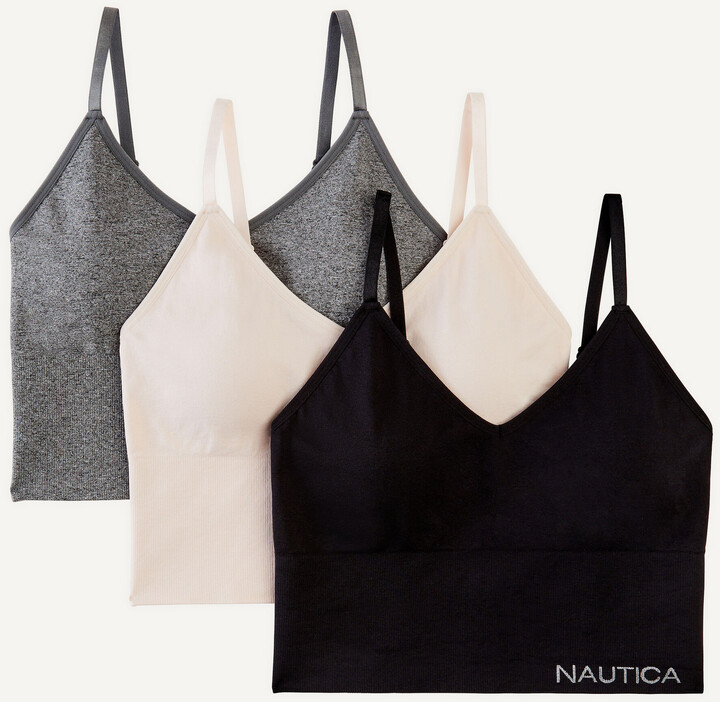 Nautica Seamless Longline Bra, 3-Pack - ShopStyle