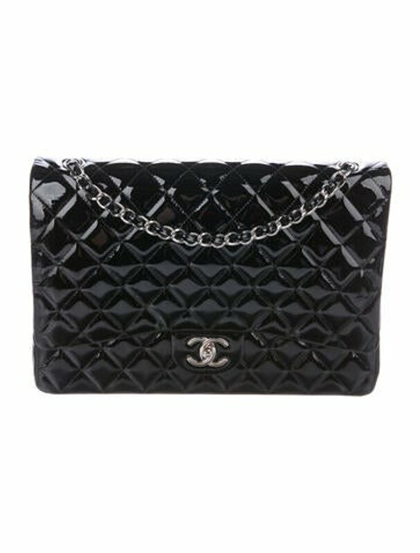 Chanel Classic Maxi Double Flap Bag Black - ShopStyle