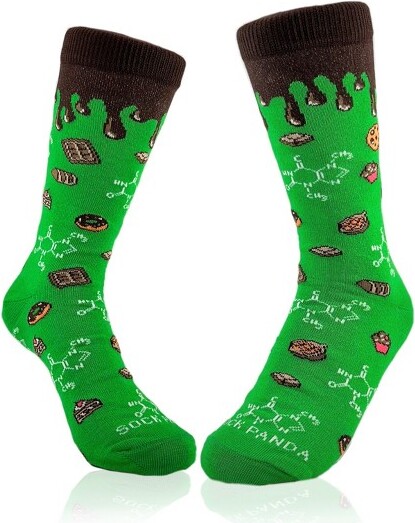 Science of Chocolate Socks from the Sock Panda (Tween Sizes, Small ...