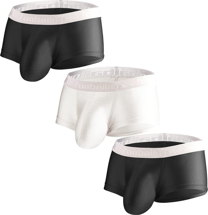 ZUOLAIYIN Bulge Enhancing Underwear Big Bulge Pouch Underwear Men Bulge ...